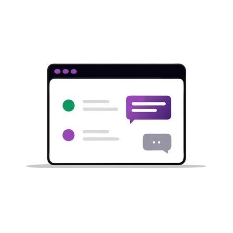 Designing Engaging Messaging Ui Elements Premium Ai Generated Vector