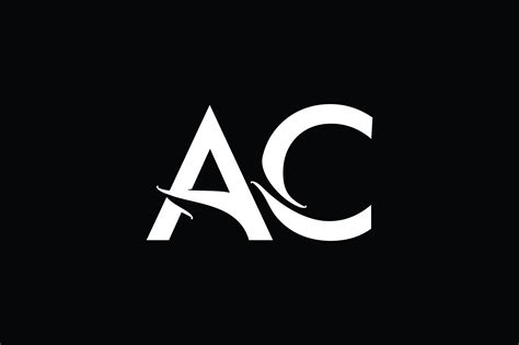 AC Monogram Logo Design By Vectorseller TheHungryJPEG
