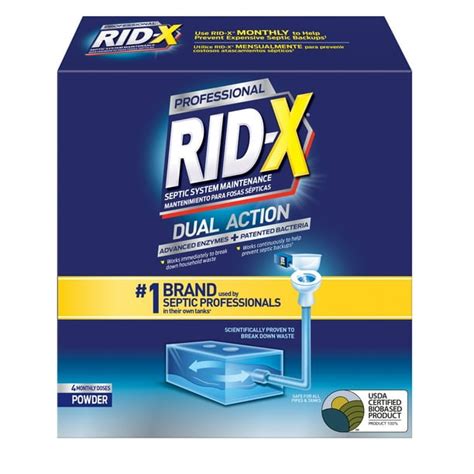 Rid X Professional Septic Treatment 4 Month Supply Of Powder 392oz