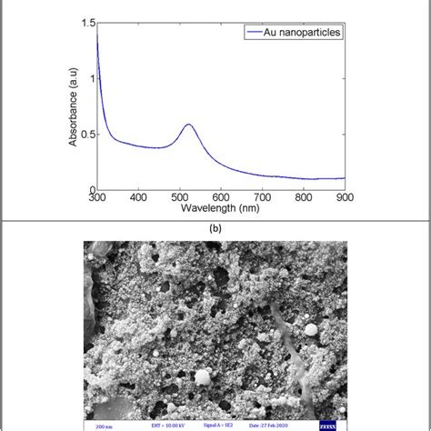 Absorption Spectrum A And Field Emission Scanning Electron Microscope