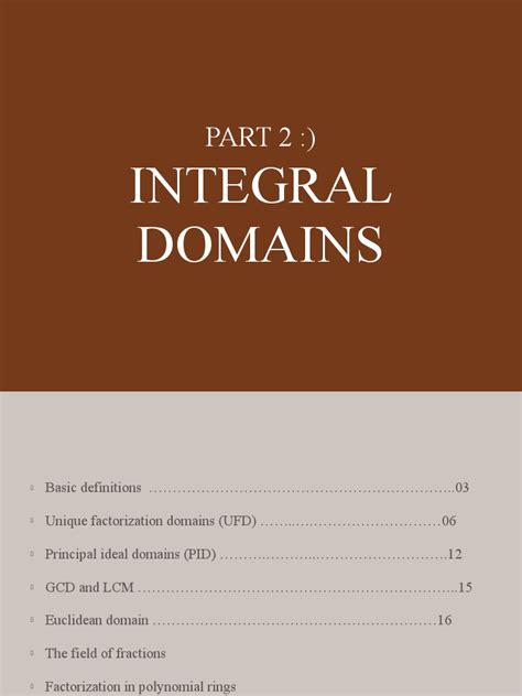 integral domains pdf factorization number theory