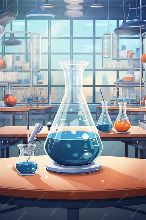 Premium Ai Image Background Of Science Laboratory Backdrop Lab