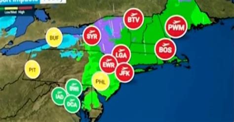 Severe Weather Impacts The East Coast Cbs News