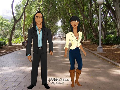 Modernized Pocahontas N Kocoum By Nonnynonny On Deviantart