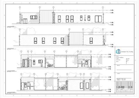 Plano De La Casa Dibujo Elevaciones