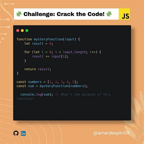Amardeep Kumar On Linkedin Codingchallenge Guessthecode Frontenddev Codepuzzle