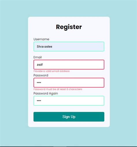 Shravastee Thakur On Linkedin Created Client Side Form Validation