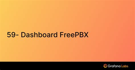 Dashboard FreePBX Grafana Labs
