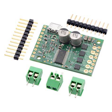 Pololu Tic 36v4 Usb Multi Interface Stepper Motor Controller