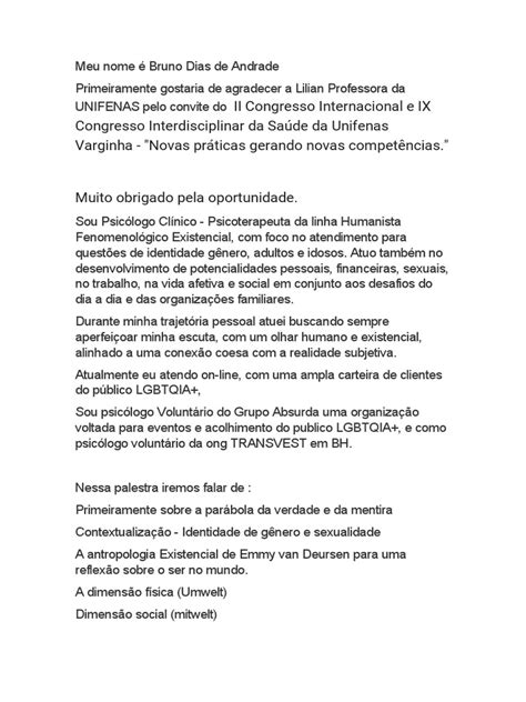 Ouvir Na Terapia A Identidade De Gênero A Orientação Sexual E O
