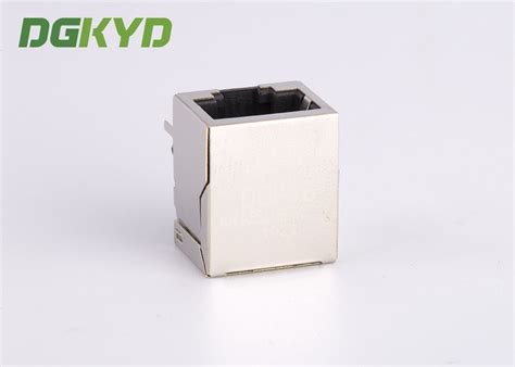 Customized Shield 6 Pins 6 Contacts Rj11 Jack 6p6c Phone Jack