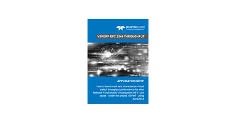 VSPerf RFC 2544 Throughput Application Note