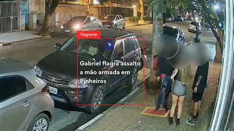 Gabriel flagra assalto a mão armada em Pinheiros