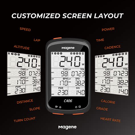 Magene C406 H303 Bike Computer Heart Rate Monitoring Speed Cadence