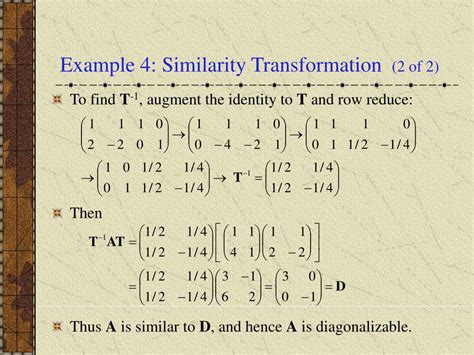 Matrix Transformation Examples