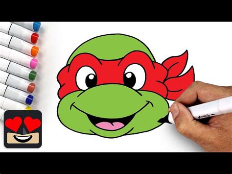 How To Draw Ninja Turtle Head