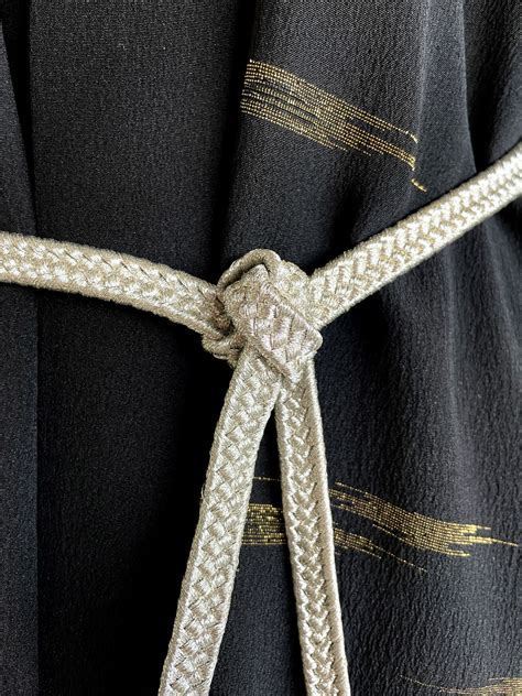 Sold ~ Vintage Metallic Silver Cord Natsukashii Nlnatsukashii Nl