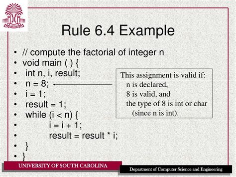 ppt csce 330 programming language structures chapter 6 type systems