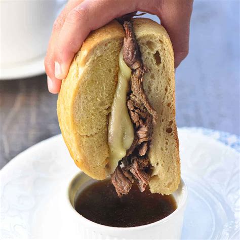 Succulent Slow Cooker French Dip • Fivehearthome