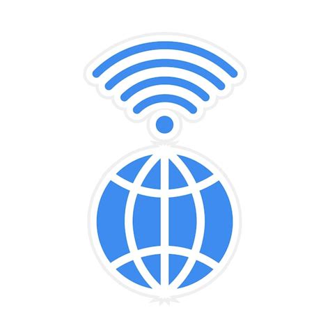 Imagen Vectorial De Icono De Acceso A Internet Puede Utilizarse Para