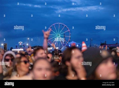 Adenau Germany 8 June 2024 Fans At The Rock Am Ring Festival The