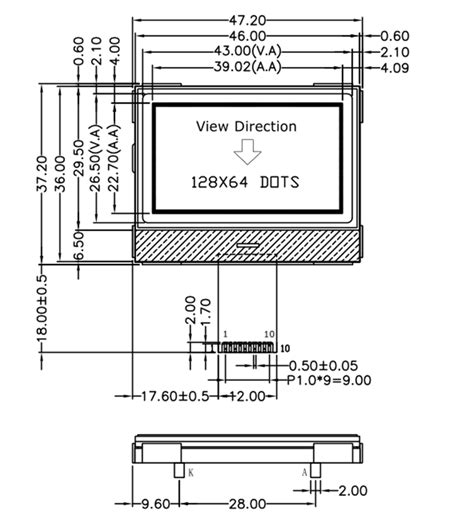 X Graphic LCD Monochrome LCD Display Module