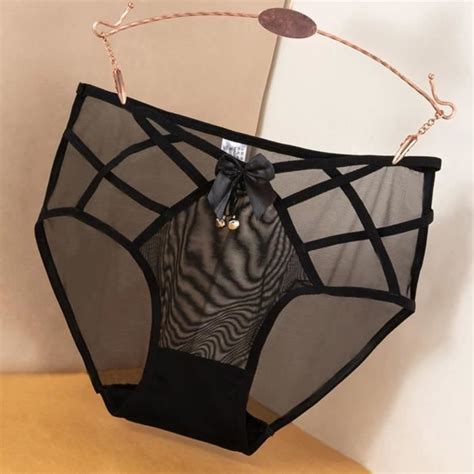 Culotte Sexy En Dentelle Noire Pour Femme Taille Haute Grande Taille