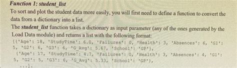 Solved Function 2 Sort Students Bubble The Function Takes Chegg