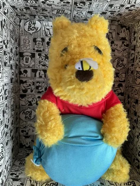 Disney Store Winnie The Pooh Plush Soft Toy New And The Honey Tree 55th