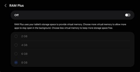 I Have Turned Off The Ram Plus Option In My Tab S9 Ultra Will It Affect Performance I Dont Do