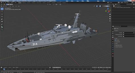 호주 방위함 케이프 오트웨이cape Otway 3d 모델 Turbosquid 2113211