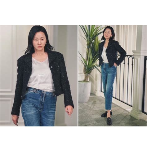 유퀴즈 장윤주 옷 속 샤넬 청바지 트위드자켓 귀걸이 로퍼 보이프렌드 시계 40대 명품스타일 패션 가격은 네이버 블로그