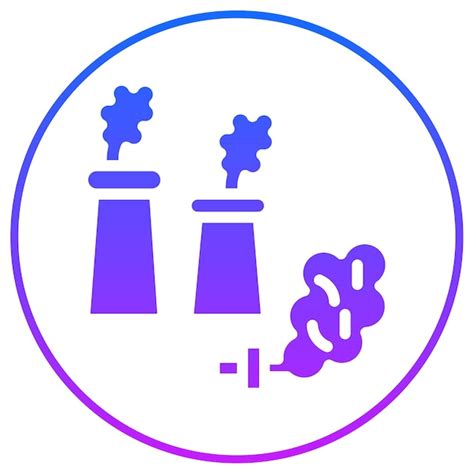Premium Vector Chimney Pollution Icon