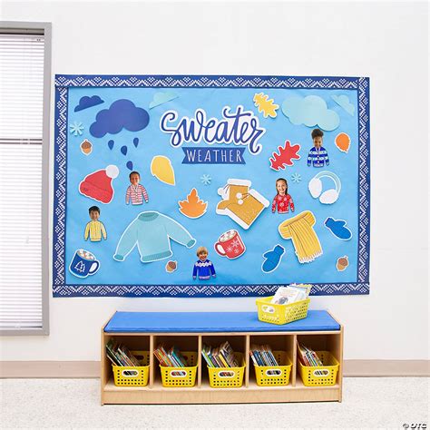 Sweater Weather Classroom Bulletin Board Set 79 Pc Oriental Trading