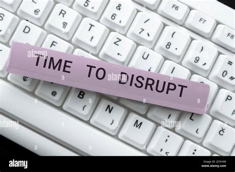Conceptual Caption Time To Disrupt Concept Meaning Moment Of Disruption Innovation Required