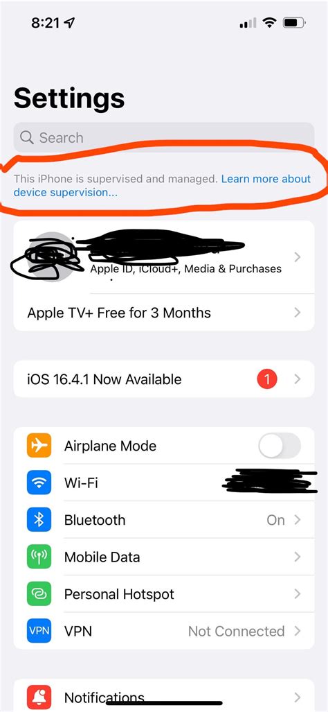 Suddenly Says Iphone Is Supervised And Managed This Is My Personal