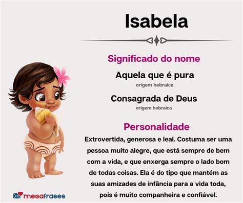 Significado Do Nome Isabela Curiosidades Mensagens