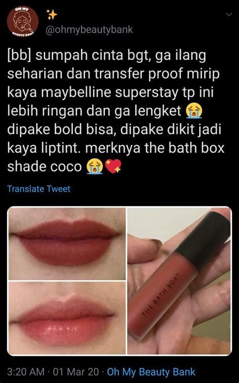 Pin Oleh Esmeralda E Di Makeup Pewarna Bibir Produk Makeup