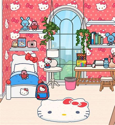 Мебель Hello Kitty для Тока Бока скачать и распечатать
