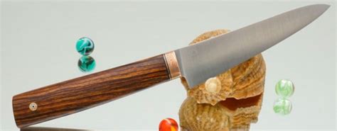Дамир Сафаров. Кухонный нож серии М390, Железное дерево, Коренчатый 125 ...