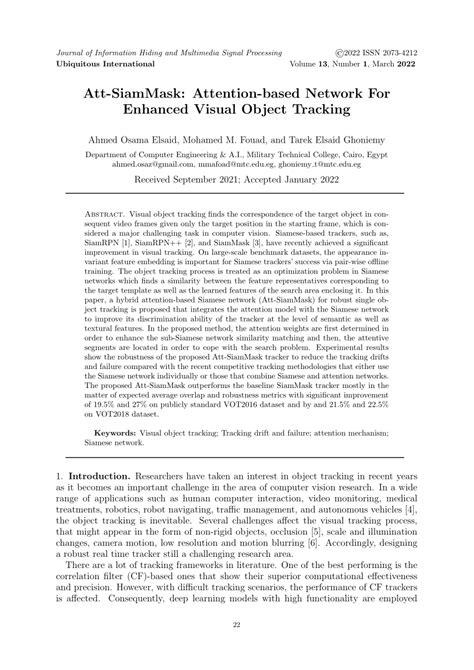 Pdf Journal Of Information Hiding And Multimedia Signal Processing