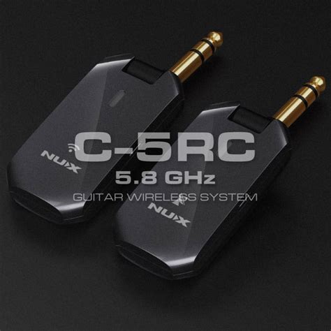NUX C-5RC Wireless Guitar System 5.8GHz Comes With Charging Case ...