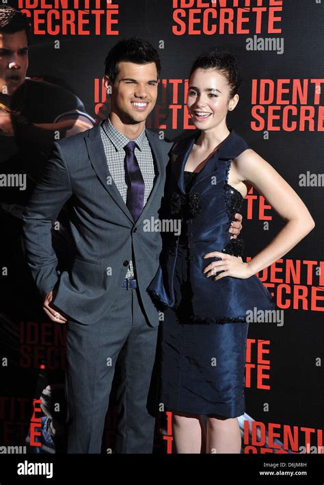 Taylor Lautner Lily Collins French Premiere Of Abduction Held At The