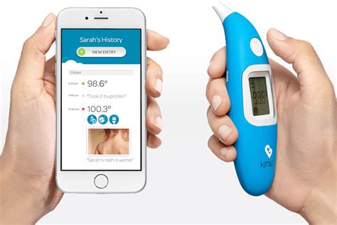 Kinsas Smart Ear Thermometer Has An App For Health Advice Digital Trends