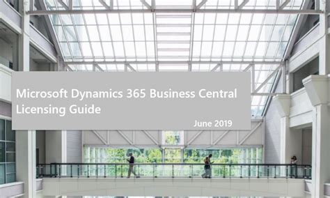 Microsoft Dynamics 365 Business Central Licensing Guide Ihr Dynamics 365 Bc Partner