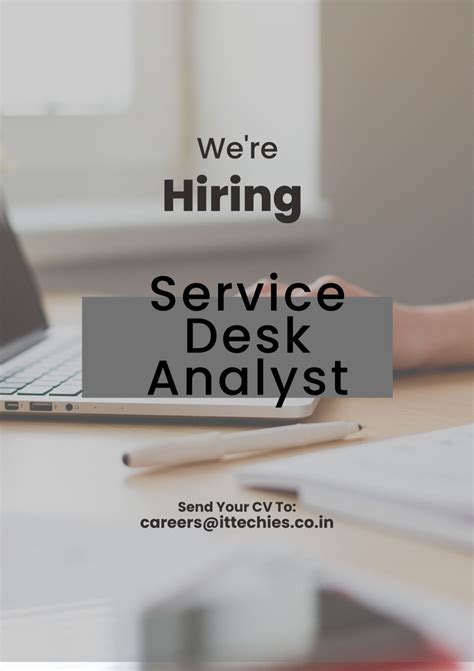 It Techies Services Pvt Ltd On Linkedin Hiring Jobseekers Experienced Servicedeskanalyst