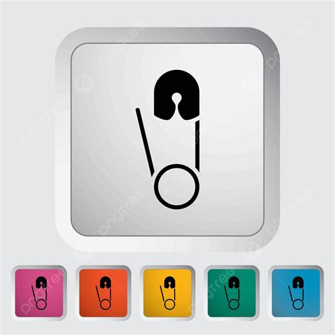 Safety Pin Object Drawing Illustration Vector Object Drawing Illustration Png And Vector With