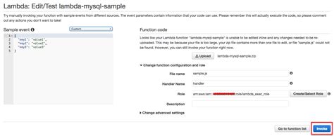 Aws Lambdaでrds（mysql）に接続してみた Lambda Qiita