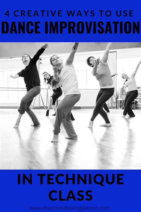 Incorporating Improvisation Into Dance Technique Class Dance