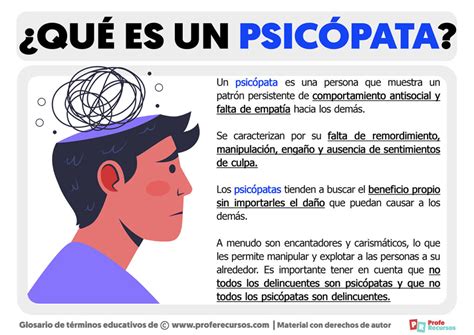 Qué es un Psicopata Definición de Psicópata